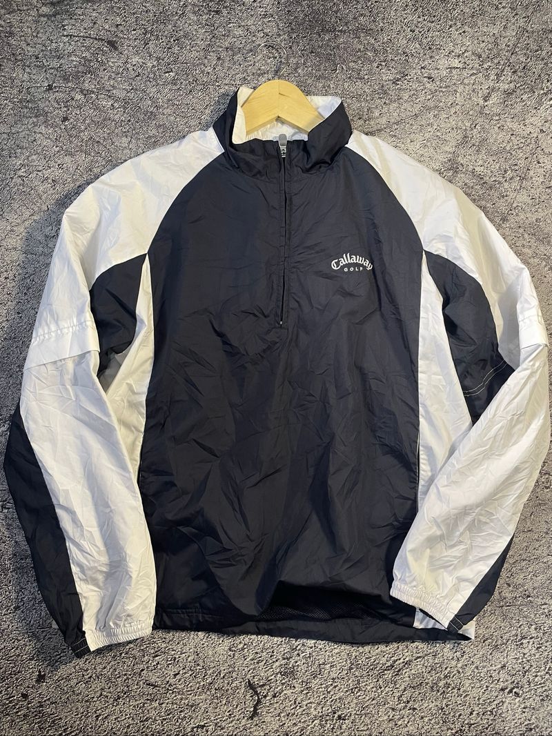 windbreaker Halt Zip Callaway Golf Vintage - Preloved