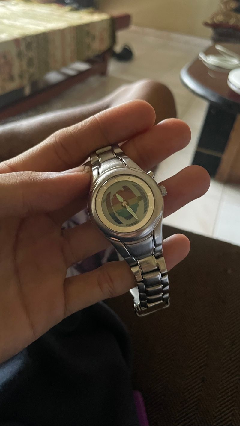Jam Fossil Big Tic JR-8091 - Preloved
