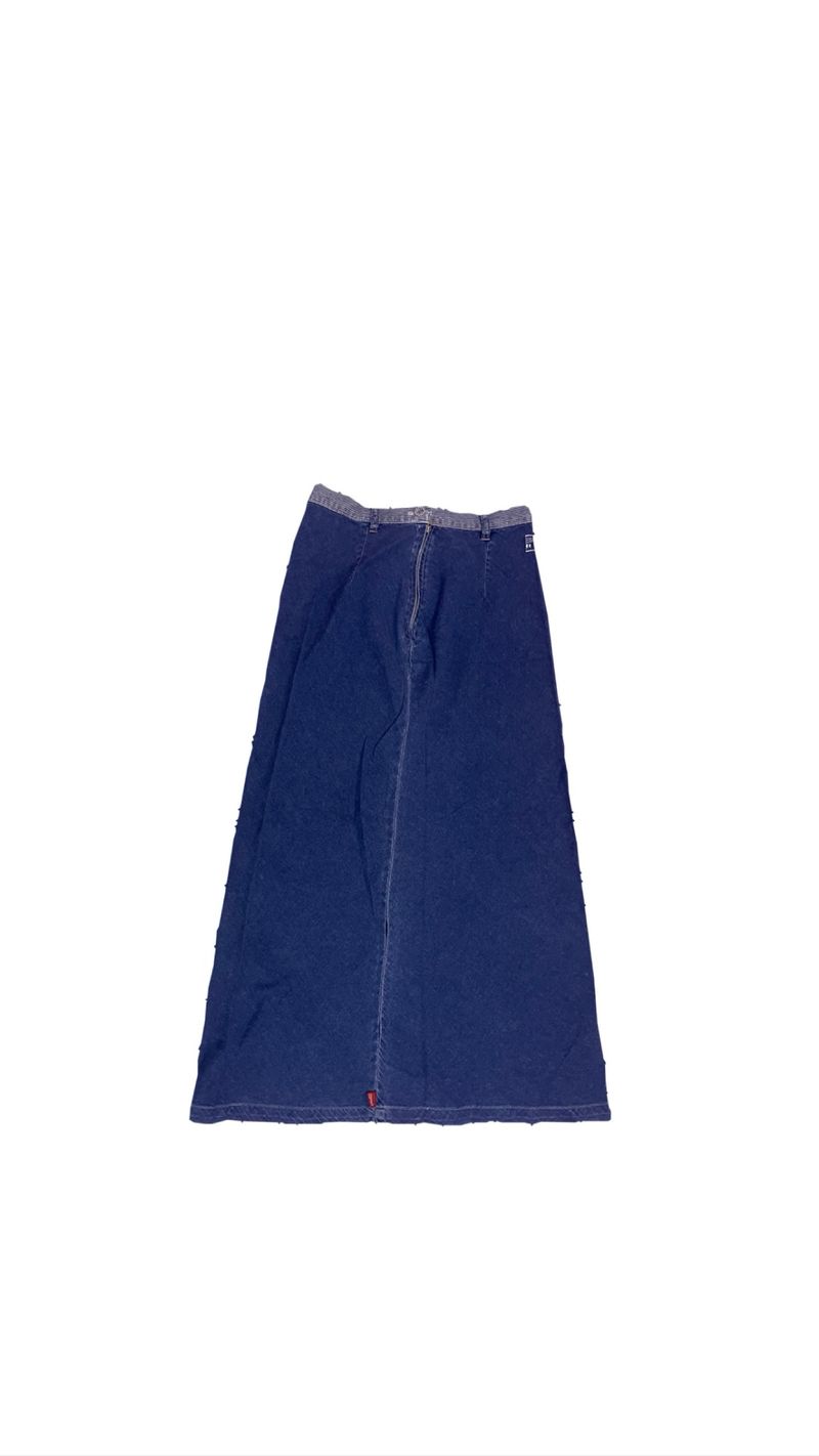 Denim Straight Long Skirt - Preloved