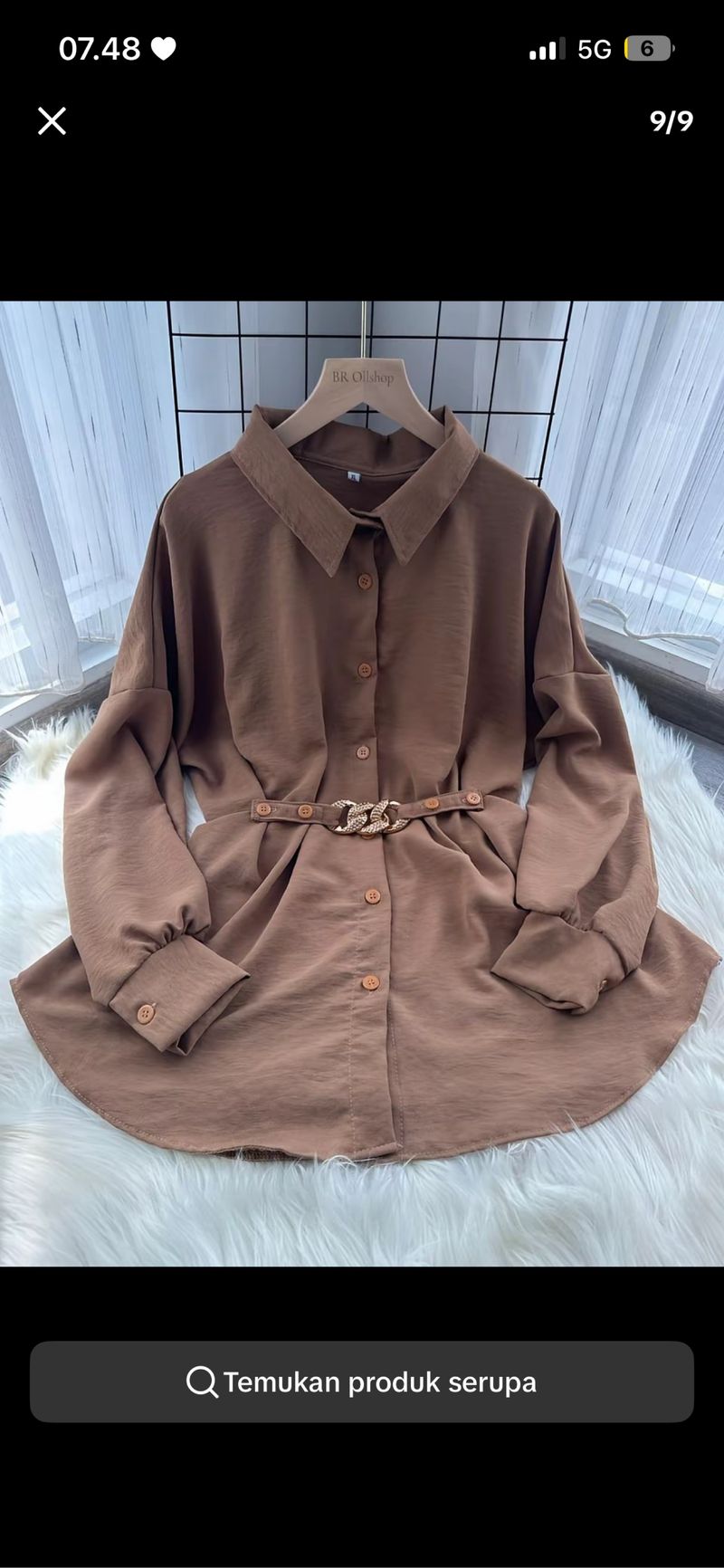 Atasan tangan panjang jumbo ld 130 - Preloved