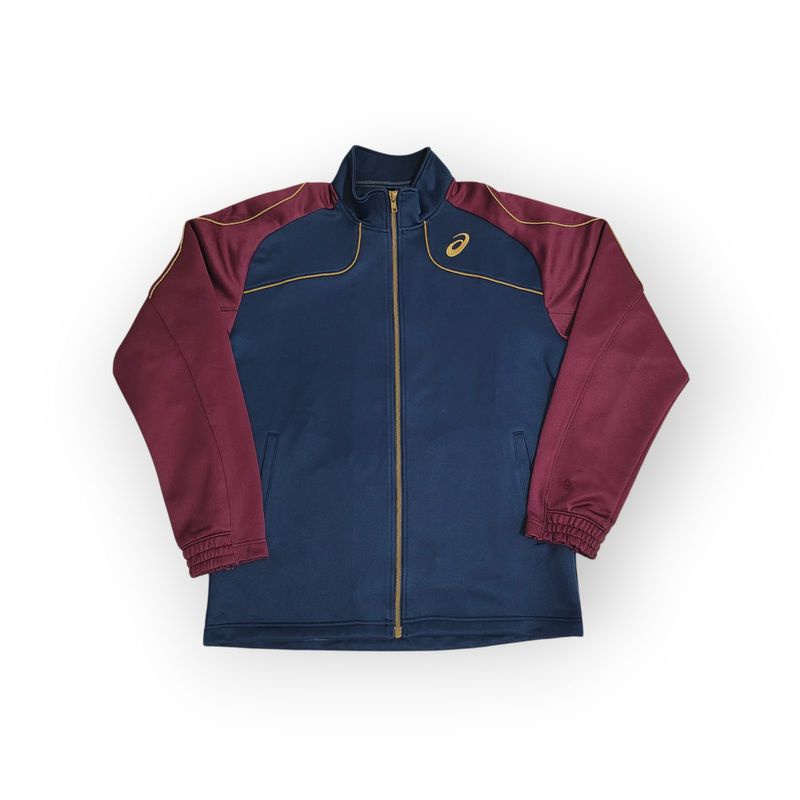 Jaket Tracktop Asics Colourblock - Preloved
