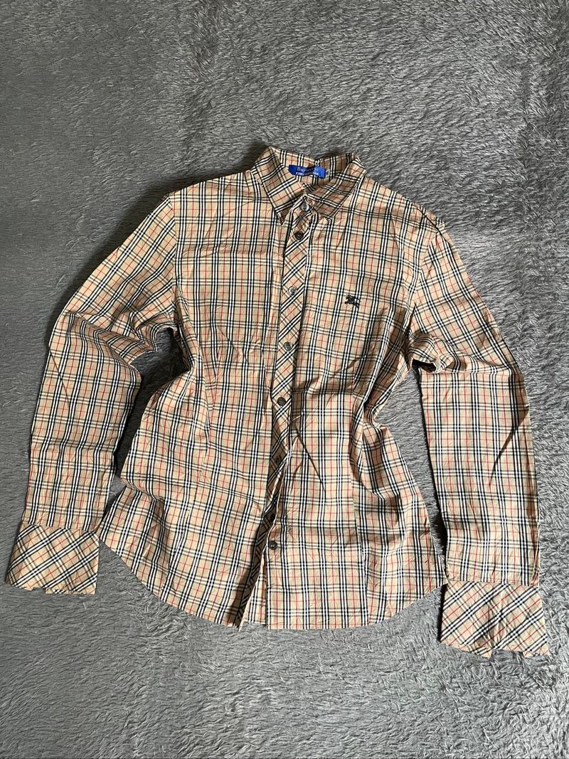 Burberry 00’s Novacheck shirt kemeja Fred Perry Lacoste - Preloved