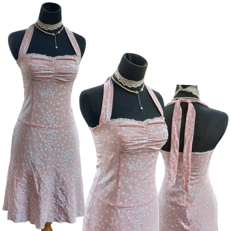 Women's Pink Prom Dress - Preloved