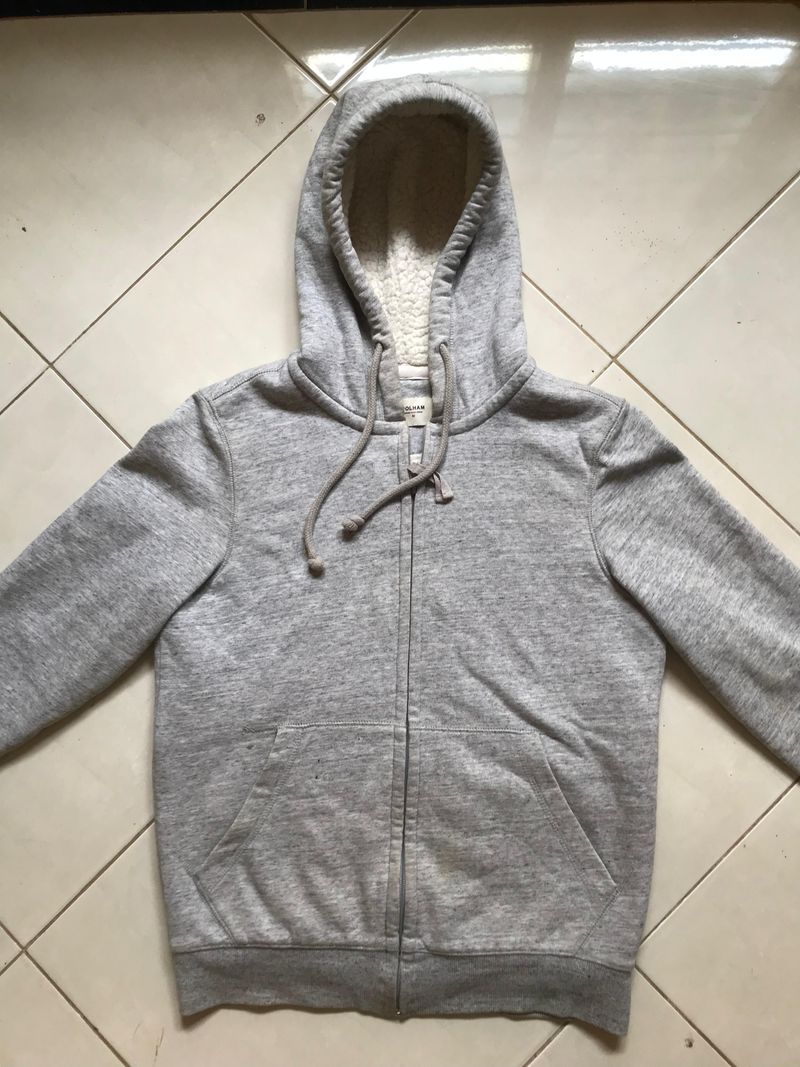 Polham Men's Gray Puffer Jacket - Preloved