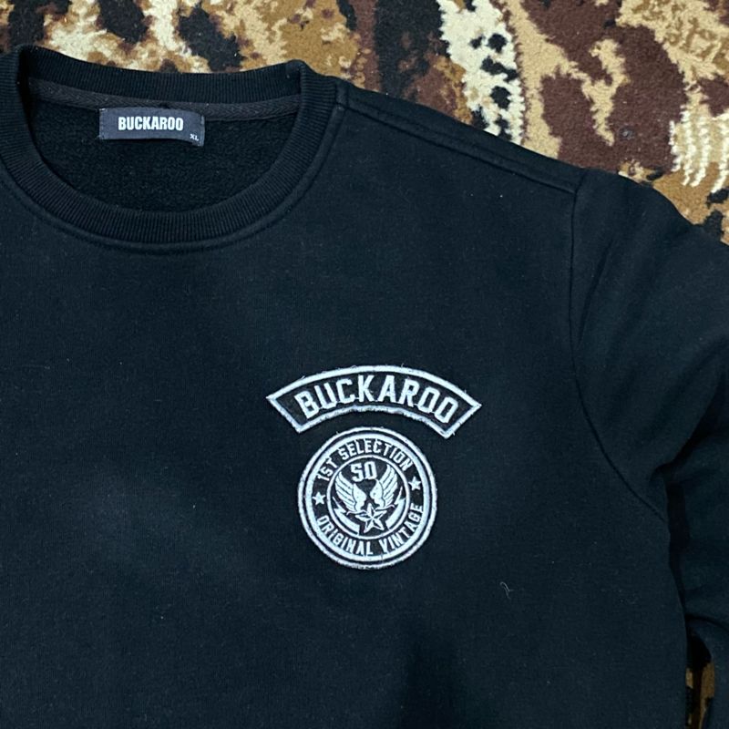 Buckaroo Vintage Casual Sweater Pria black - Preloved