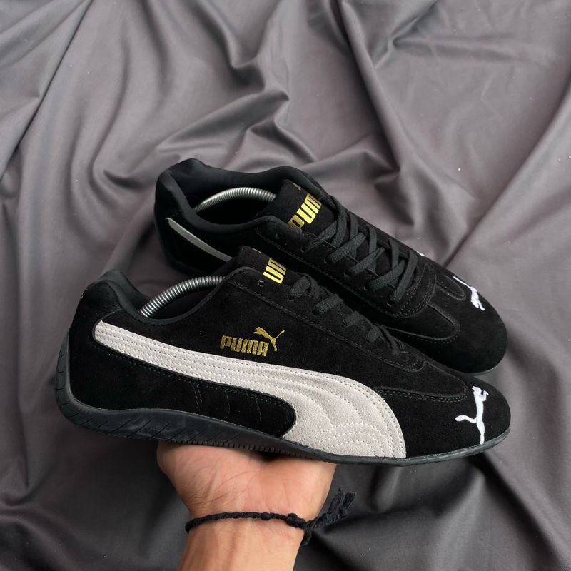 Puma Gorpcore Indie Sneakers Pria white black - Preloved