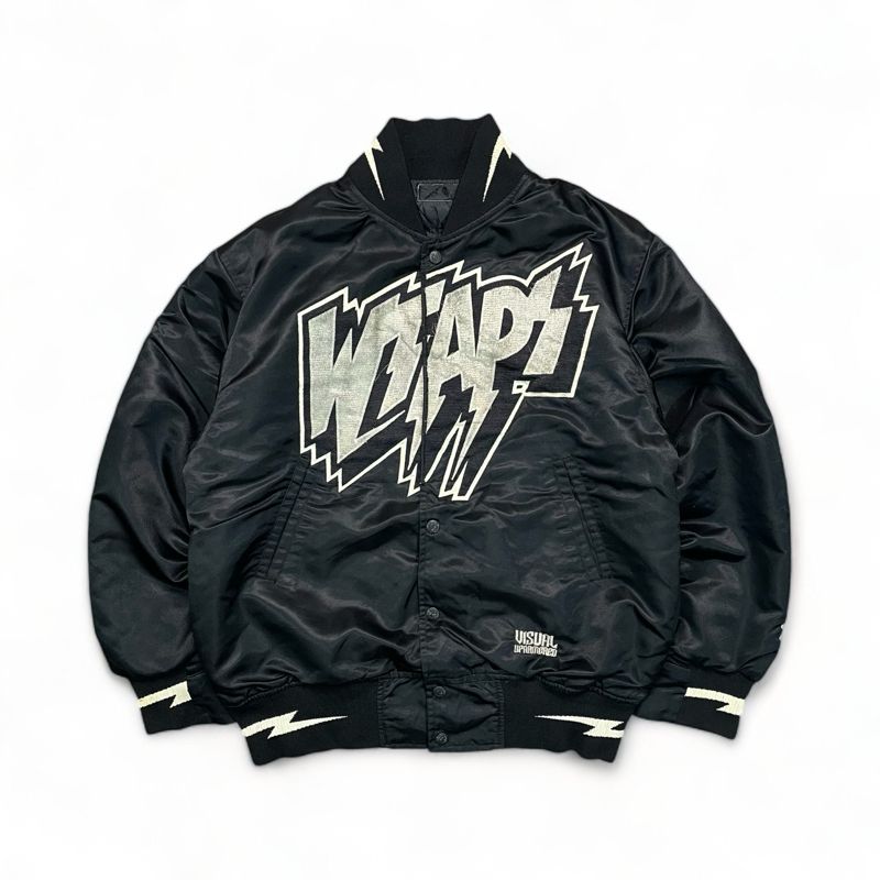 WTAPS Vintage Streetwear Bomber jacket Pria black - Preloved