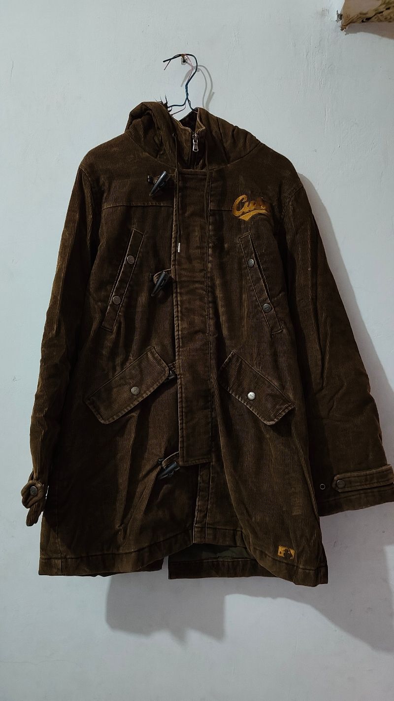 MLB Men's Brown Parka - Preloved