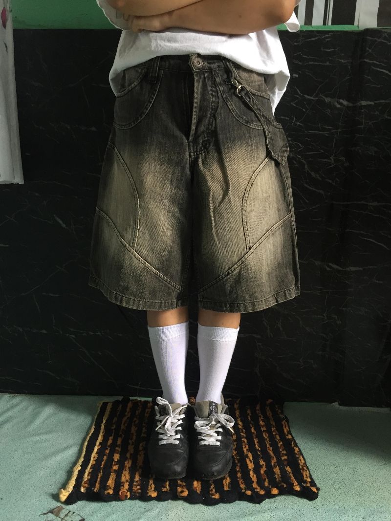 Men's Gray & Tan Short - Preloved