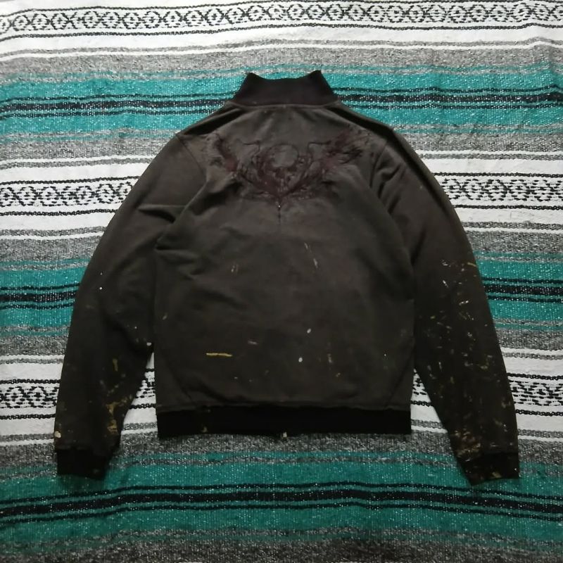 Oakley Grunge Goth Track jacket Pria black - Preloved