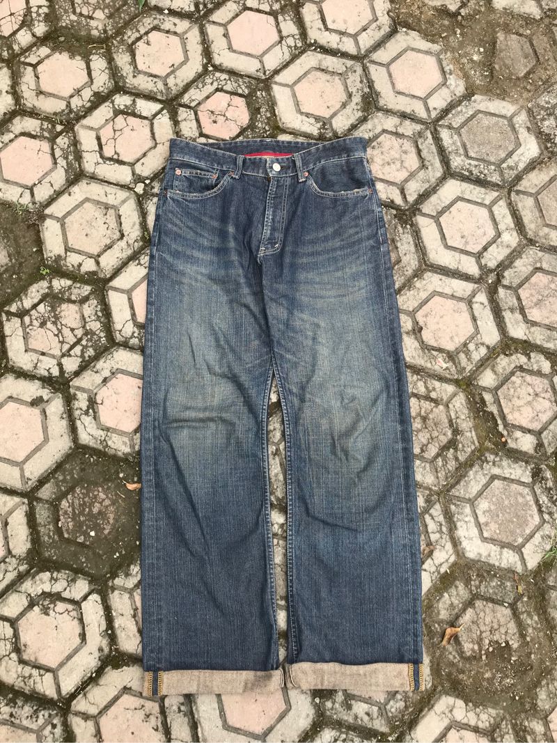 Bobson Y2K Jeans Pria navy - Preloved