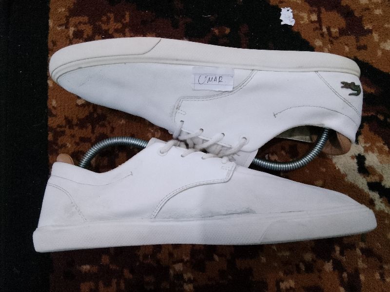 Lacoste Men's White Loafer - Preloved