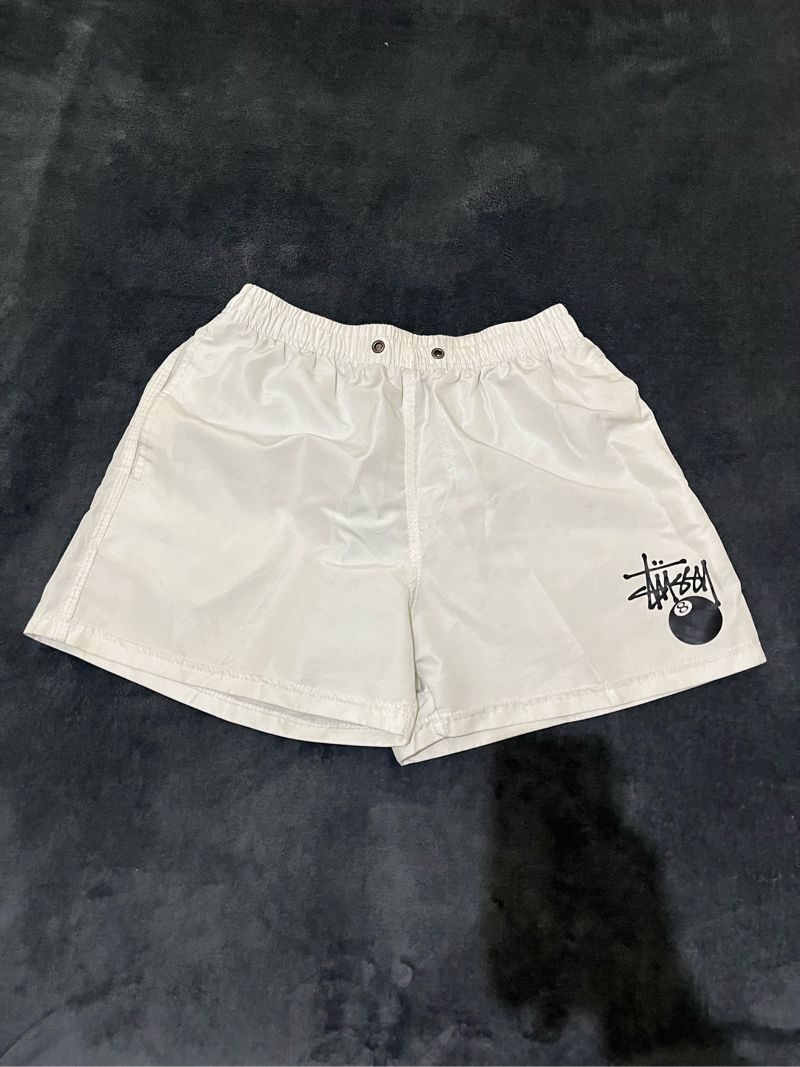 Stussy Vintage Y2K Boxer Pria white black - Preloved