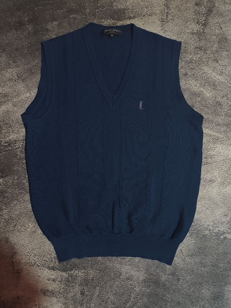 Yves Saint Laurent YSL Luxury Vest Pria navy - Preloved