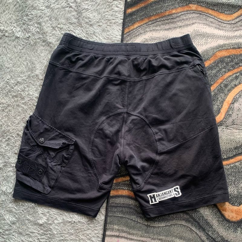 Stone Island Streetwear Casual Boxer Pria black - Preloved