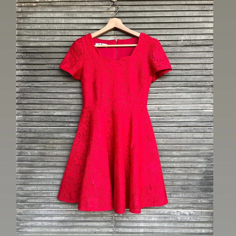 Luxury Prom dress Wanita red - Preloved