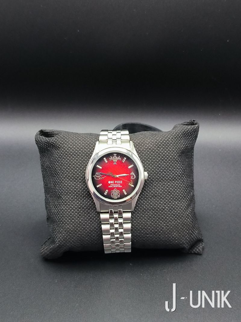 Seiko Men's Silver & Red Watch - Preloved