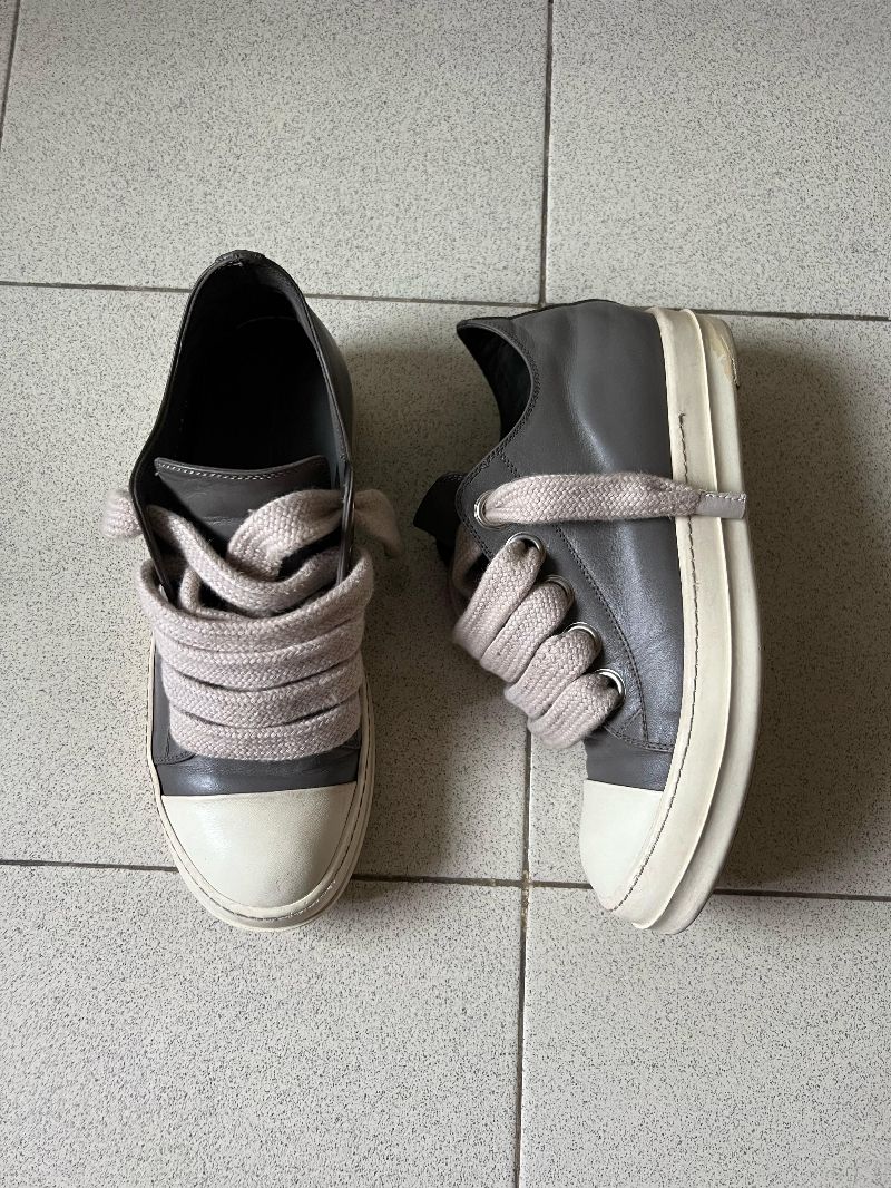 Rick Owens jumbo Laces grey - Preloved