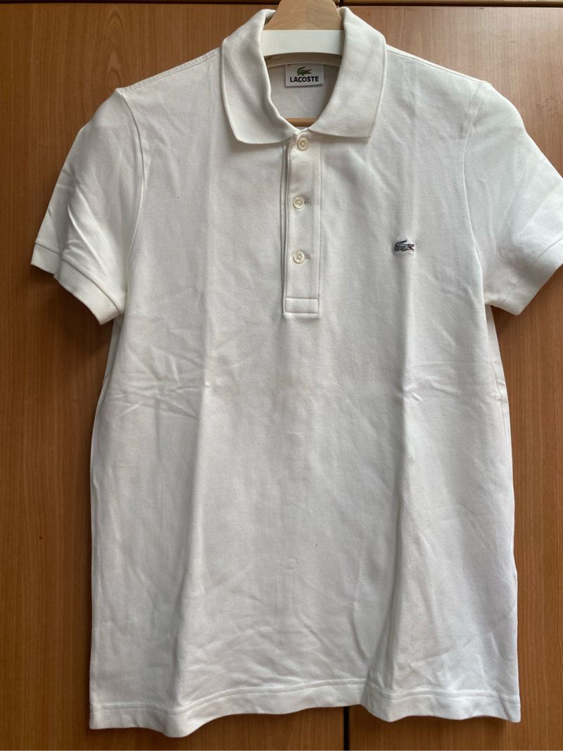 Lacoste Silver Croc Logo - Preloved