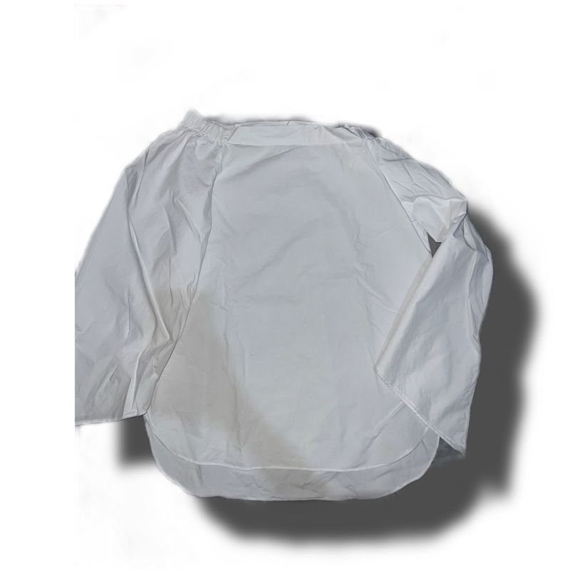 off shoulder white sabrina top putih - Preloved