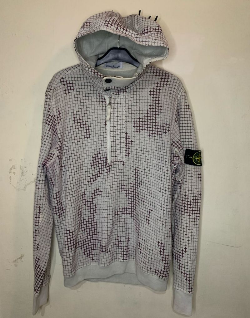 stone island camo grid - Preloved