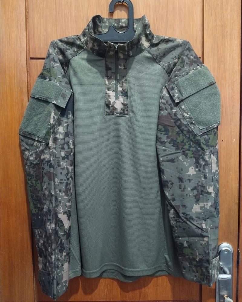 Combat Shirt Ubacs ROK Korea Army Granite B Original M fit L - Preloved