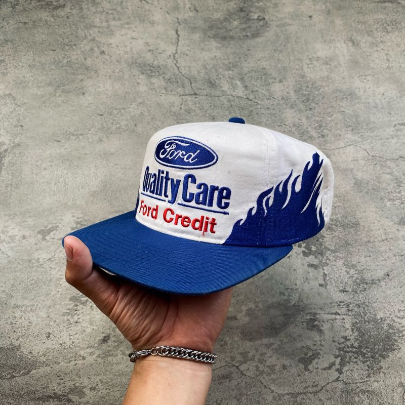 TOPI / HAT NASCAR FORD 90S VTG DALLE JARRETT Y2K - Preloved
