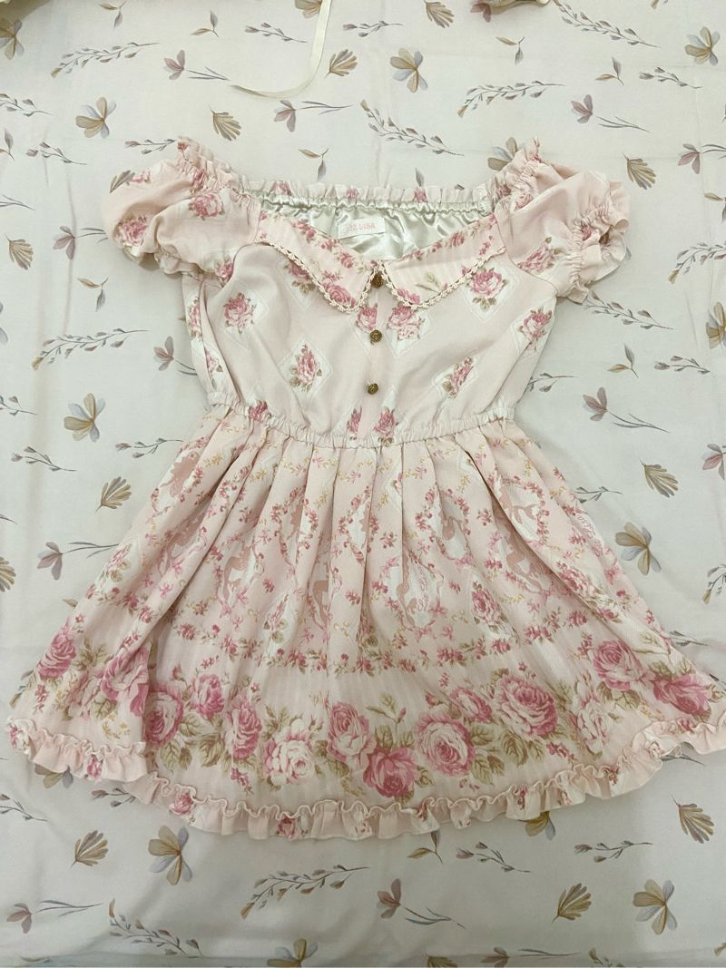 Liz Lisa mermaid dress in pink - Preloved