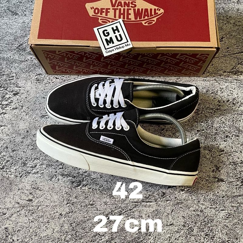 Vans Era Black White - Preloved