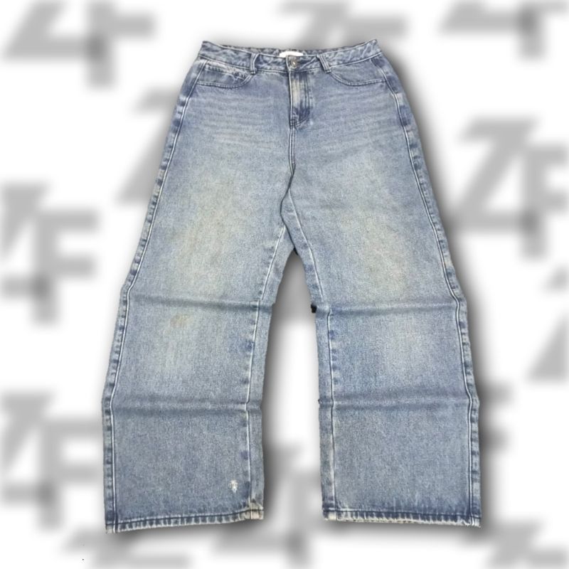 BAGGY JEANS BLUE WOSH - Preloved