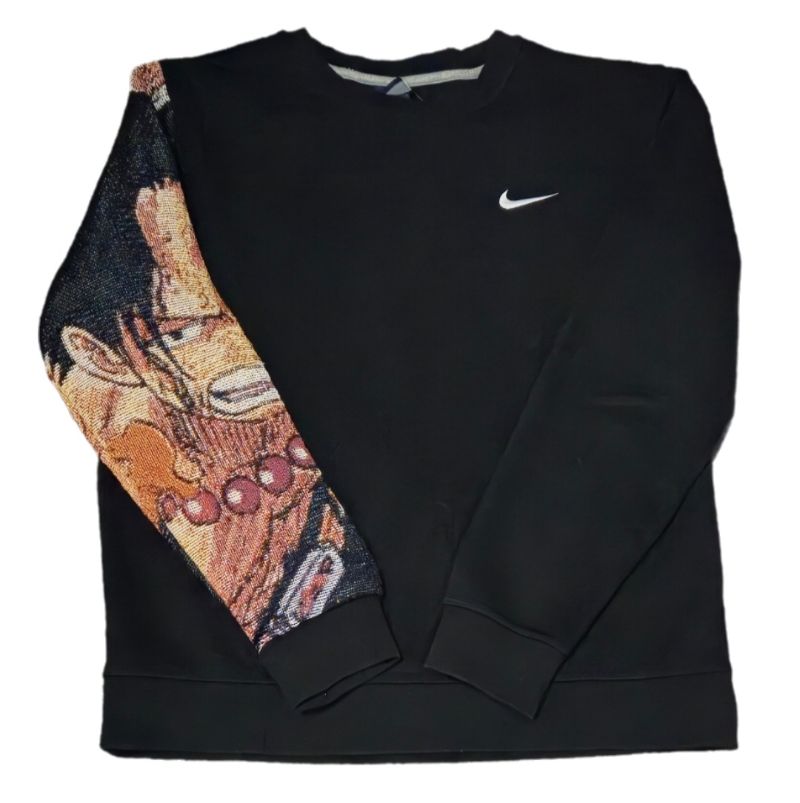 Crewneck nike rework one piece portgas d ace knitwear - Preloved