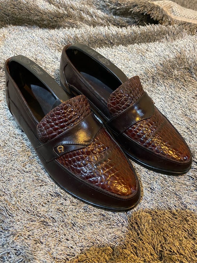 Sepatu loafer aigner - Preloved