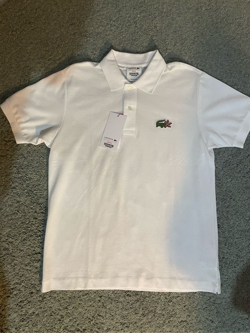Lacoste X Stranger Things Polo Shirt - Preloved