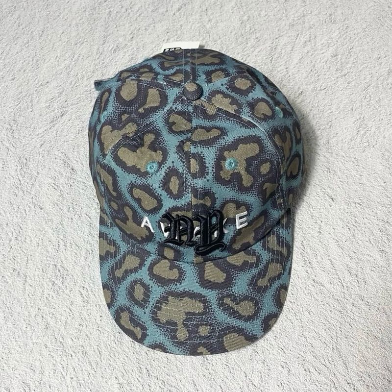 awake nyc college leopard logo six panel hat - Preloved