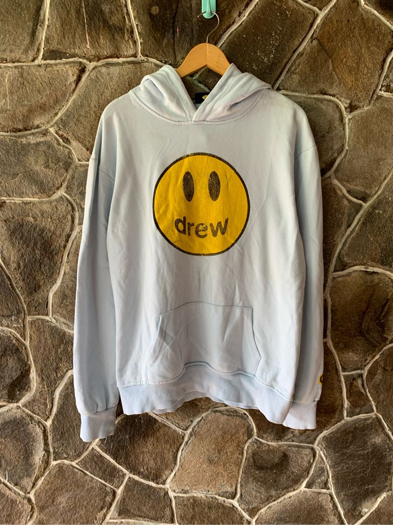 Hoodie Drew House Baby Blue Original - Preloved