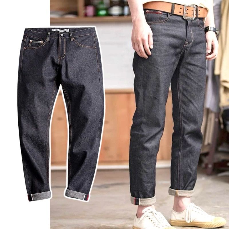 Maden Uncle Fu Raw Selvedge Denim Jeans - Preloved