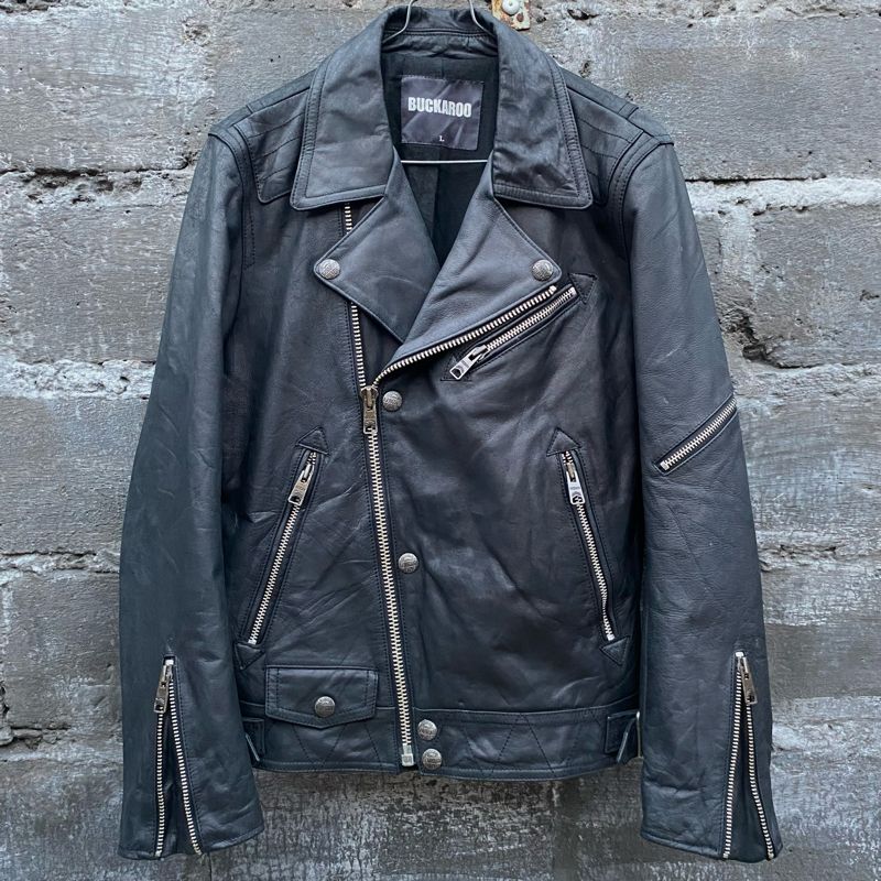 Buckaroo ramones leather jacket - Preloved