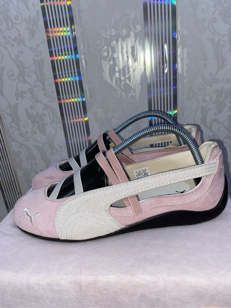Sepatu Flat Wanita Kasual Puma Speedcat Ballet Whisp Pink - Preloved