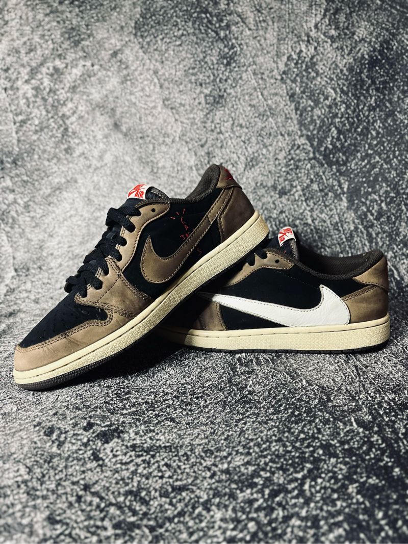 Nike air jordan low x travis scott dark mocha 'jack cactus' - Preloved
