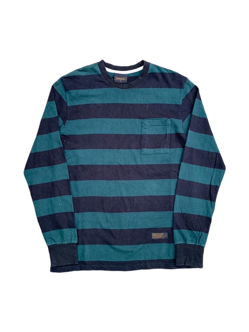 UNIFORM BRIDGE STRIPE LONGSLEVE TSHIRT - Preloved