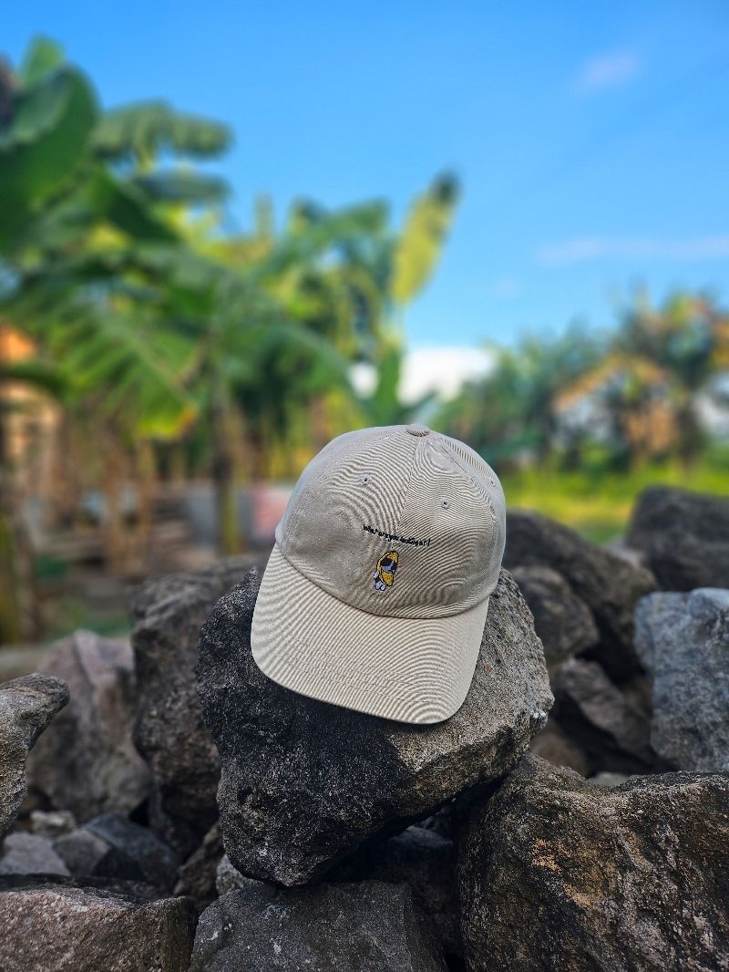 Sun Cartoon Embroidered Cap - Preloved