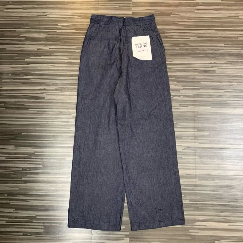 celana panjang raw denim pants bayflow baggy jeans new - Preloved
