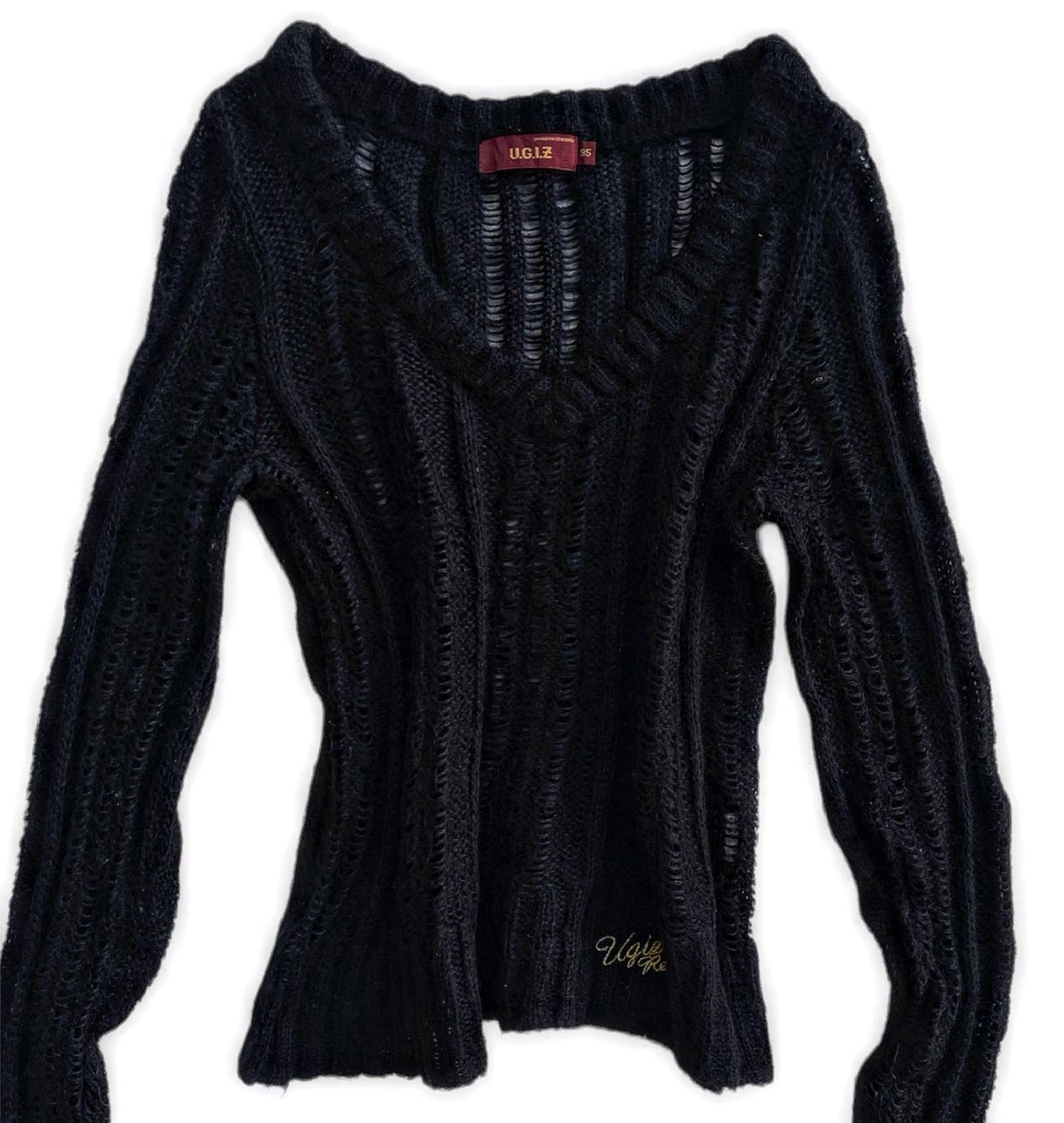 black net sweater - Preloved