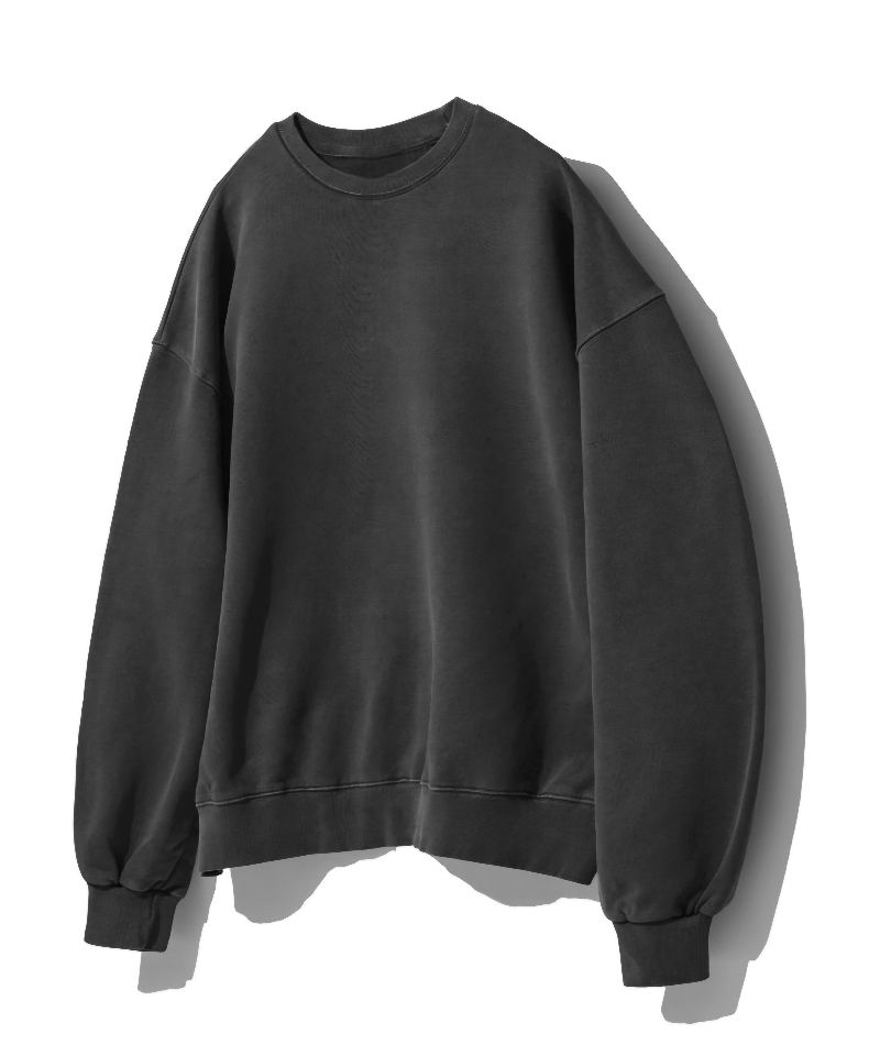 980g faded Soverment crewneck boxy y2k - pigment Musinsa was - Preloved