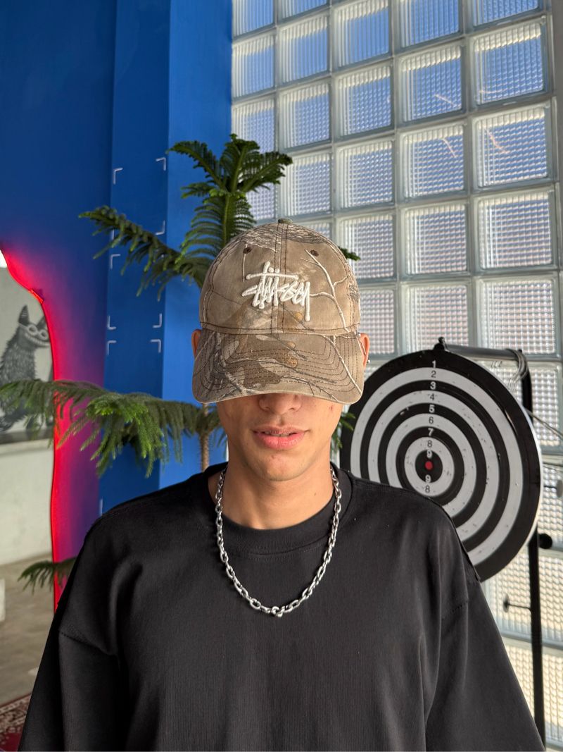 Stussy x New Era, Real Tree Caps - Preloved