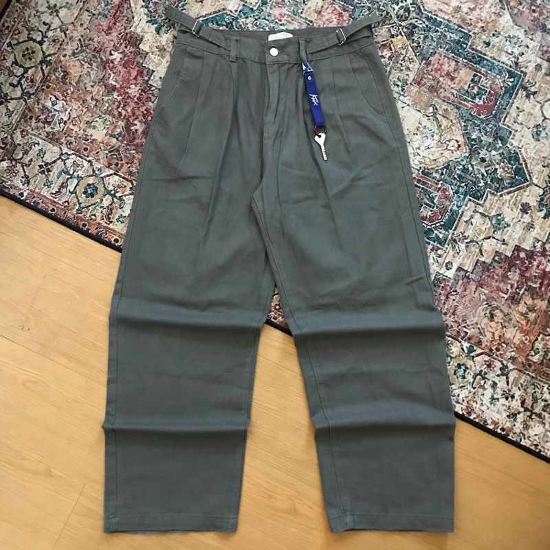 Chaakan Pants Wide Leg Ggsing olive - Preloved