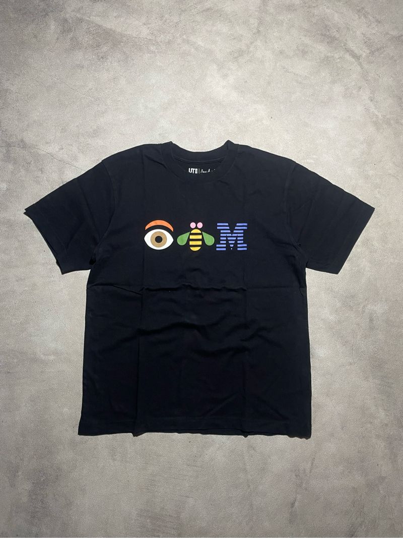 Kaos Uniqlo x Paul Rand IBM likenew - Preloved