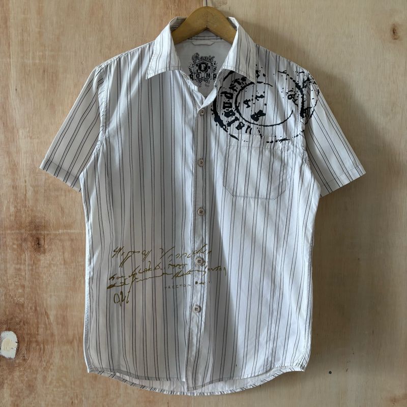 Y2K Stripes Quotes Poem Shirts - Preloved