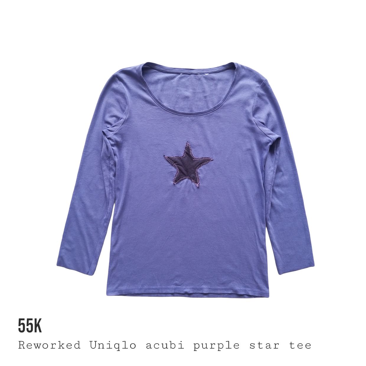 Uniqlo Women's Purple T-shirt - Preloved