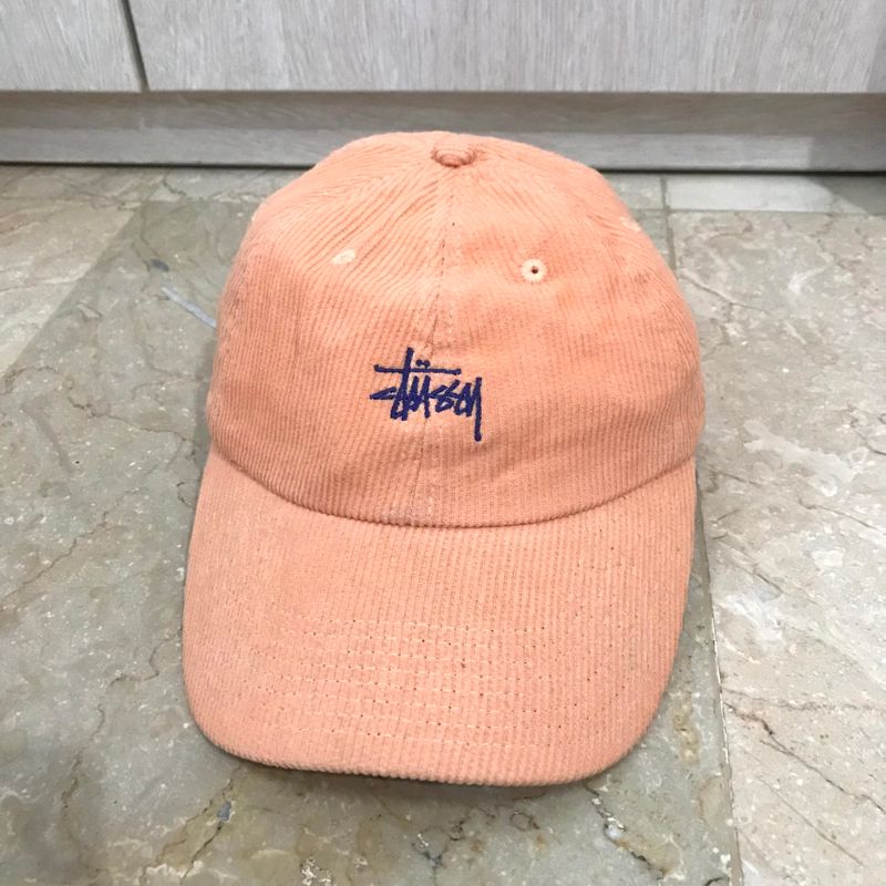 STUSSY Graffity Corduroy Low Pro Cap - Preloved